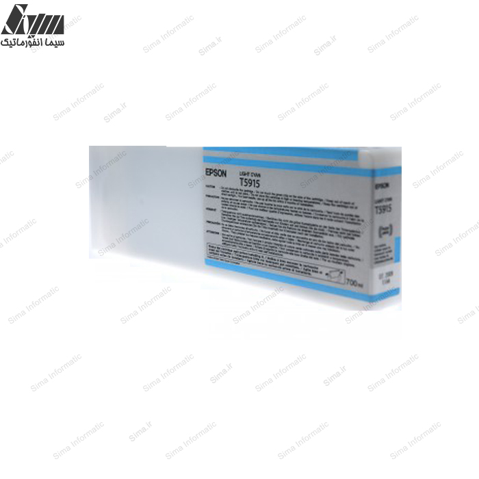 کارتریج چاپگر عریض (پلاتر) اپسون 700 میلی لیتر T5915 Light Cyan